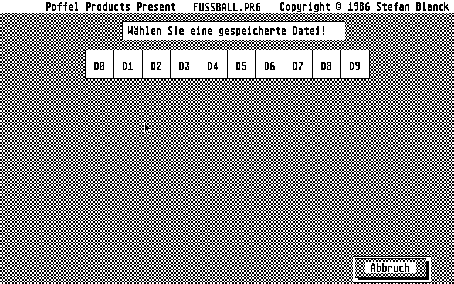 Fussball.prg (1986) - MobyGames