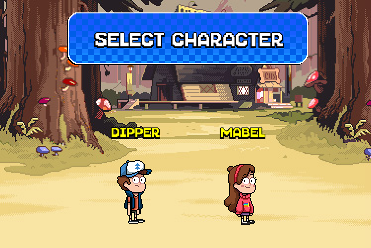 Screenshot of Disney Gravity Falls: Rumble's Revenge (Browser, 2013) - MobyGames