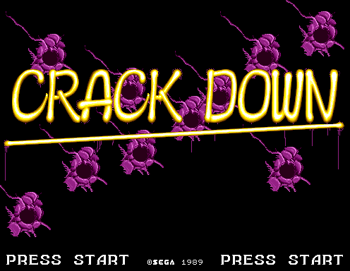 Screenshot of Crack Down (Arcade, 1989) - MobyGames