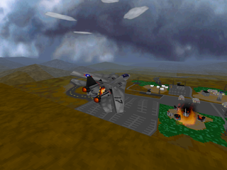 Screenshot of Top Gun: Fire at Will! (PlayStation, 1996) - MobyGames