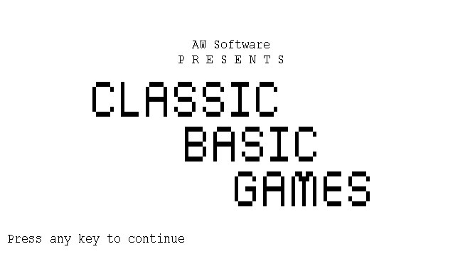 Classic BASIC Games (2002) - MobyGames