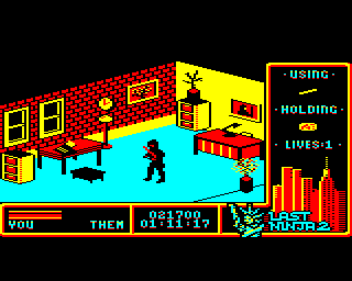 Screenshot of Last Ninja 2: Back with a Vengeance (BBC Micro, 1988 ...