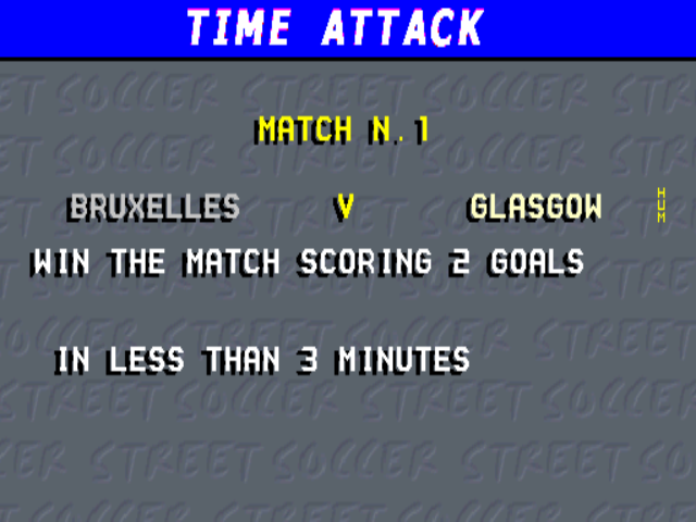 Screenshot of Chris Kamara's Street Soccer (PlayStation, 2000) - MobyGames