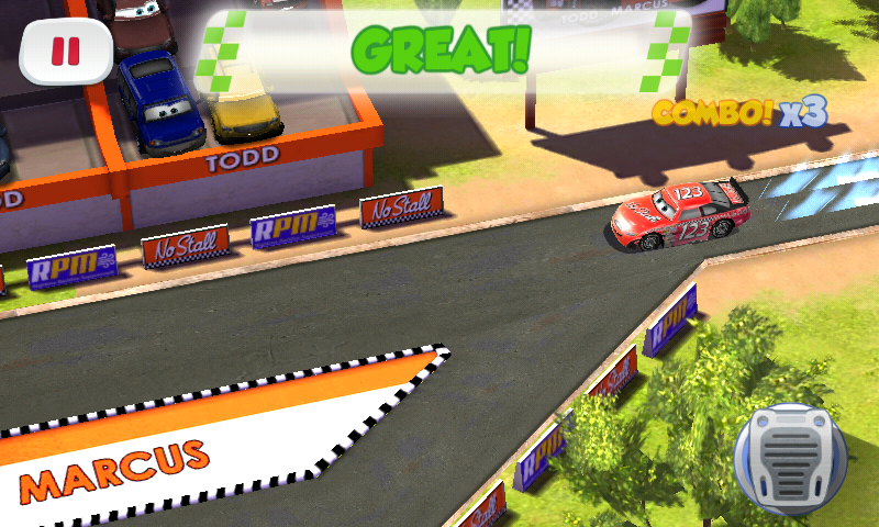 Screenshot of Disney•Pixar Cars: Fast as Lightning (Android, 2014 ...