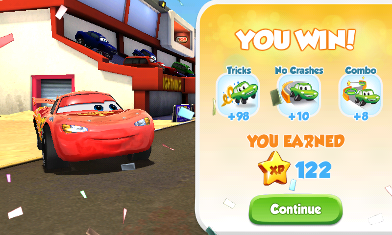 Screenshot of Disney•Pixar Cars: Fast as Lightning (Android, 2014 ...