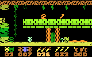 Screenshot of Strzyga (Atari 8-bit, 1992) - MobyGames