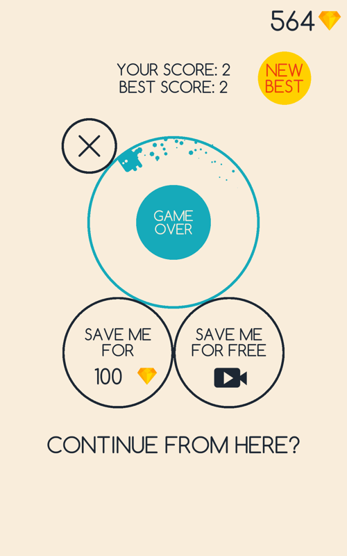 Screenshot of Running Circles (Android, 2015) - MobyGames