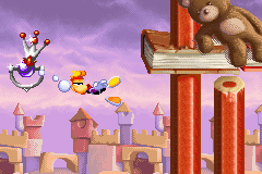 Screenshot of Rayman: Raving Rabbids (Game Boy Advance, 2006) - MobyGames