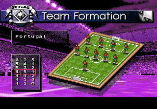 Screenshot of Total Football (Genesis, 1995) - MobyGames