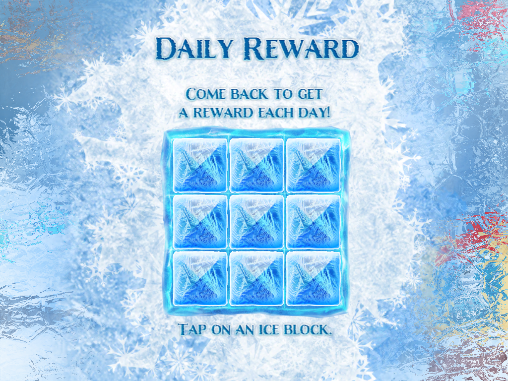 Screenshot of Frozen: Free Fall (iPad, 2013) - MobyGames