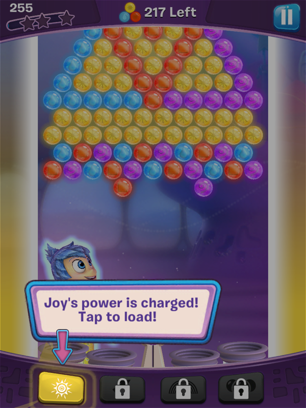 Screenshot of Inside Out: Thought Bubbles (iPad, 2015) - MobyGames