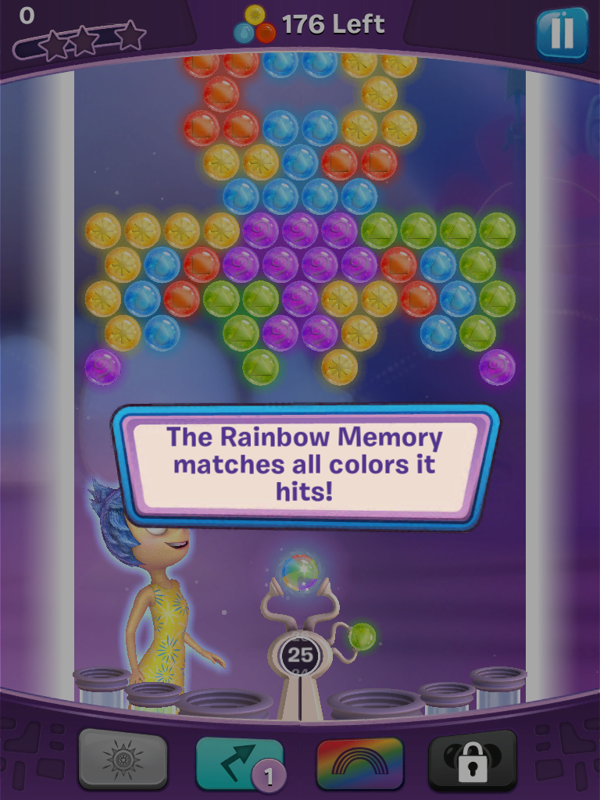 Screenshot of Inside Out: Thought Bubbles (iPad, 2015) - MobyGames