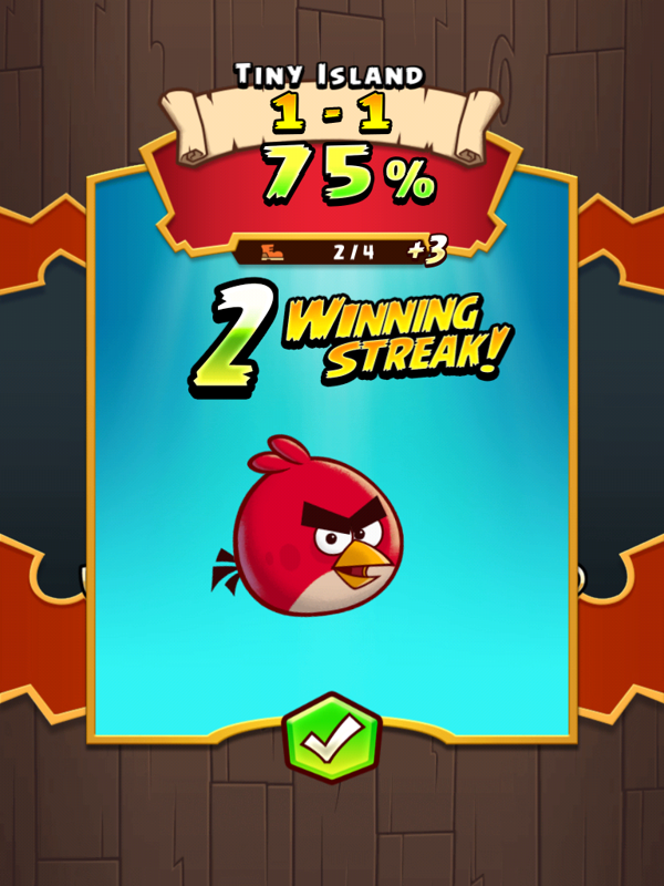 Screenshot of Angry Birds: Fight! (iPad, 2015) - MobyGames