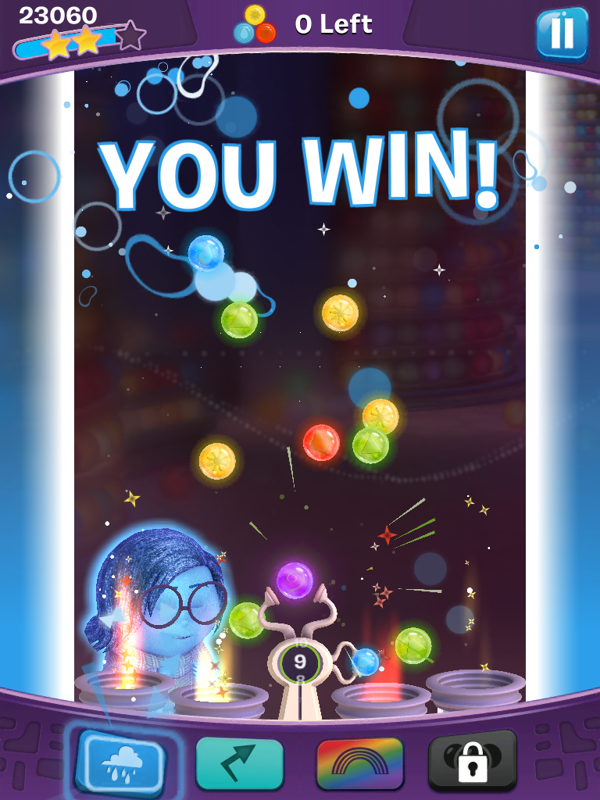 Screenshot of Inside Out: Thought Bubbles (iPad, 2015) - MobyGames