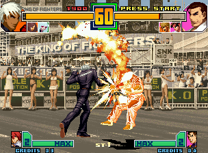 Screenshot of The King of Fighters 2001 (Neo Geo, 2001) - MobyGames