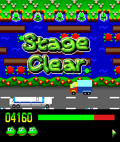 Screenshot of Frogger Evolution (J2ME, 2006) - MobyGames