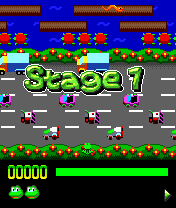 Screenshot of Frogger Evolution (J2ME, 2006) - MobyGames