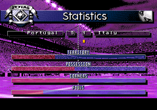 Screenshot of Total Football (Genesis, 1995) - MobyGames