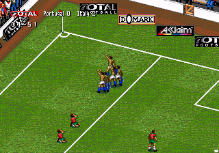 Screenshot of Total Football (Genesis, 1995) - MobyGames