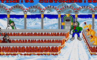Screenshot of Eskimo Games (Atari ST, 1989) - MobyGames