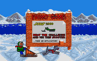 Screenshot of Eskimo Games (Atari ST, 1989) - MobyGames