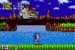 Screenshot of Sonic the Hedgehog (Game Boy Advance, 1991) - MobyGames