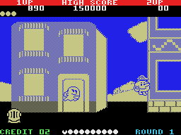 Screenshot of Pac-Land (MSX, 1984) - MobyGames
