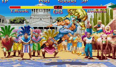 Screenshot of Super Street Fighter II (Sharp X68000, 1993) - MobyGames