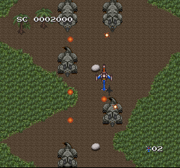 Screenshot of D-Force (SNES, 1991) - MobyGames