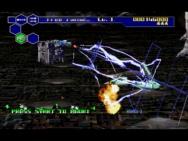 Screenshot of Thunder Force V: Perfect System (PlayStation, 1997 ...