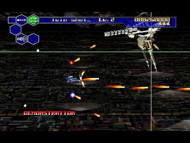 Screenshot of Thunder Force V: Perfect System (PlayStation, 1997) - MobyGames