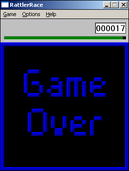 Screenshot of Rattler Race (Windows 3.x, 1991) - MobyGames