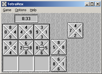 Screenshot of TetraVex (Windows 16-bit, 1991) - MobyGames