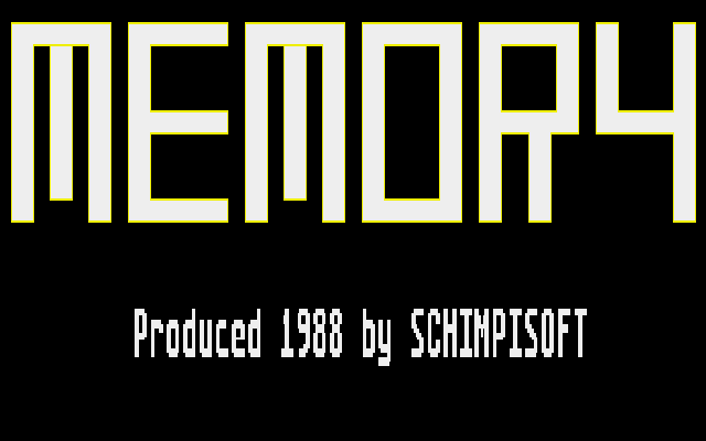Atari ST-Memory (1988) - MobyGames