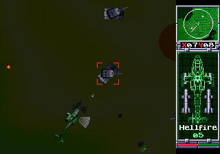 Screenshot of Red Zone (Genesis, 1994) - MobyGames