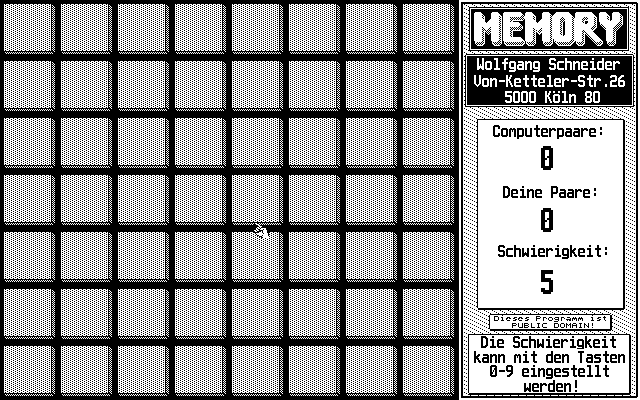 Memory (1992) - MobyGames