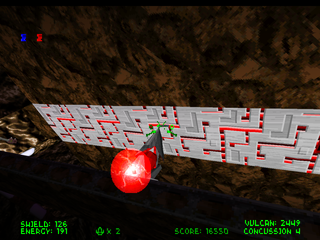 Screenshot of Descent Maximum (PlayStation, 1997) - MobyGames