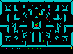 Screenshot of Muncher! (ZX Spectrum, 1982) - MobyGames
