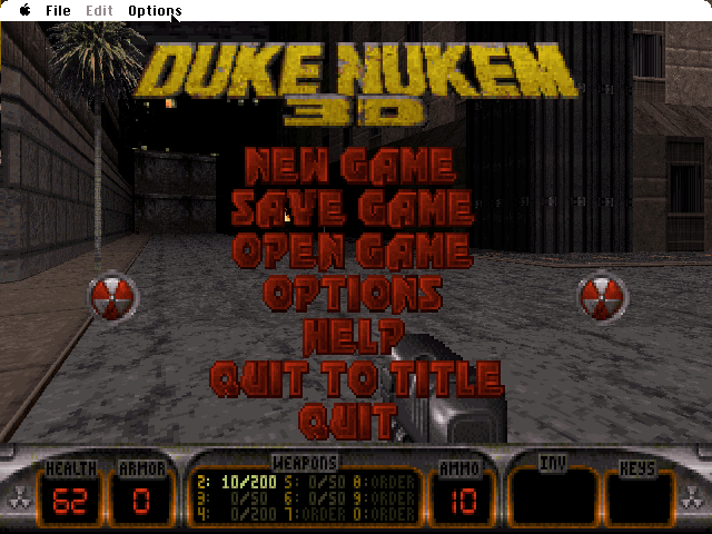 Screenshot of Duke Nukem 3D: Atomic Edition (Macintosh, 1996) - MobyGames