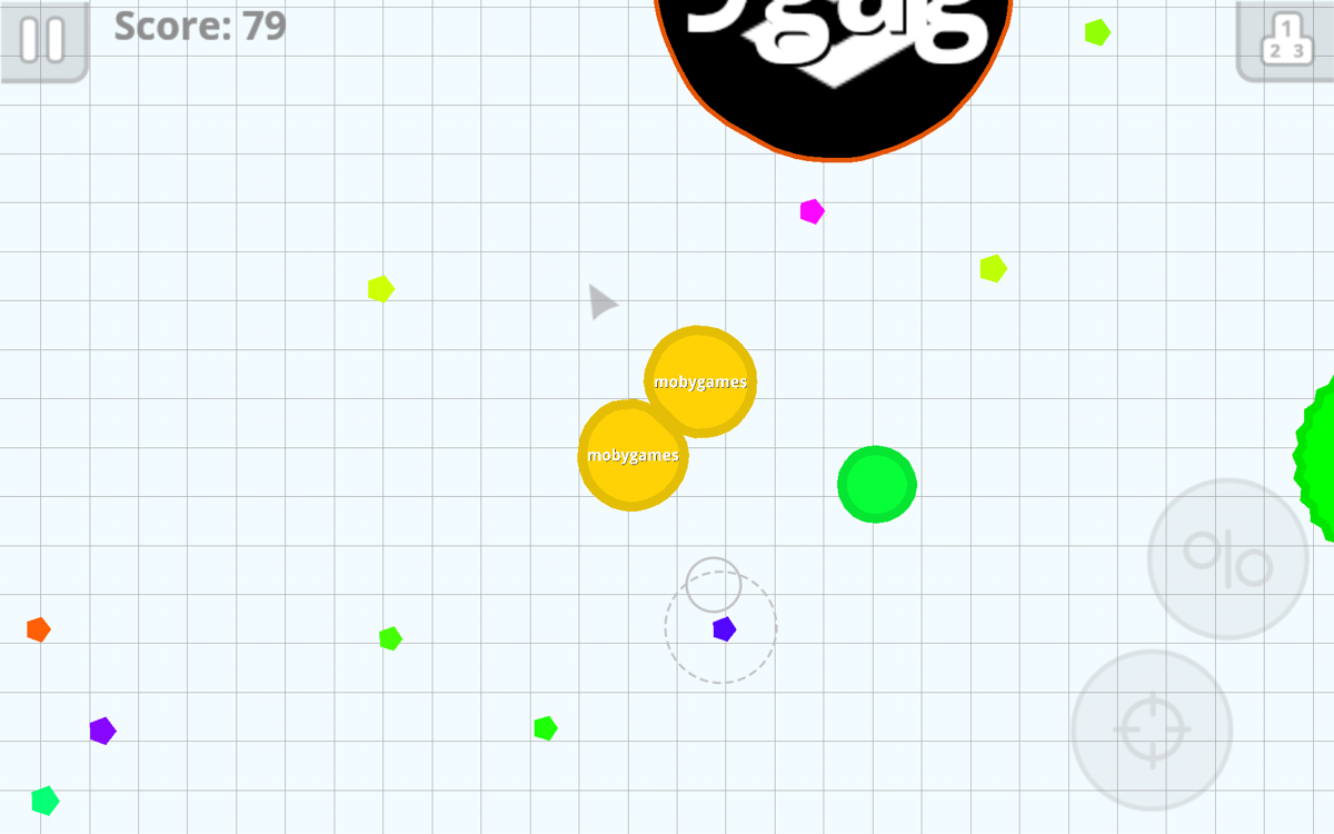 Screenshot of Agar.io (Android, 2015) - MobyGames