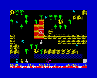 Screenshot of Mutant Monty (ZX Spectrum, 1984) - MobyGames