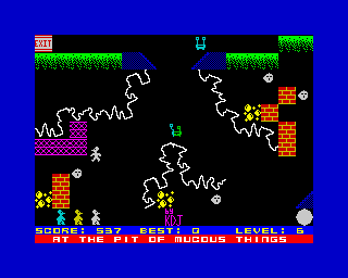 Screenshot of Mutant Monty (ZX Spectrum, 1984) - MobyGames