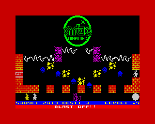 Screenshot of Mutant Monty (ZX Spectrum, 1984) - MobyGames
