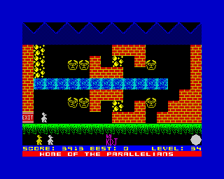 Screenshot of Mutant Monty (ZX Spectrum, 1984) - MobyGames