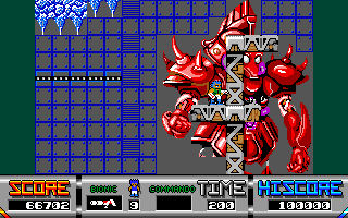 Screenshot of Bionic Commando (Amiga, 1987) - MobyGames