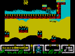 Screenshot of DJ Puff (ZX Spectrum, 1992) - MobyGames