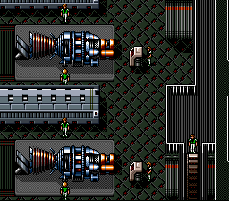 Screenshot of Cyber Knight II: Chikyū Teikoku no Yabō (SNES, 1994 ...