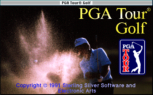 Screenshot of PGA Tour Golf (Macintosh, 1990) - MobyGames