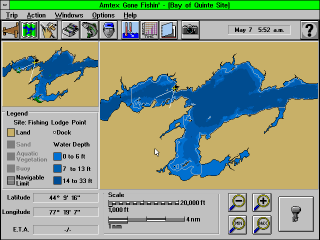 Screenshot of Gone Fishin' (DOS, 1994) - MobyGames