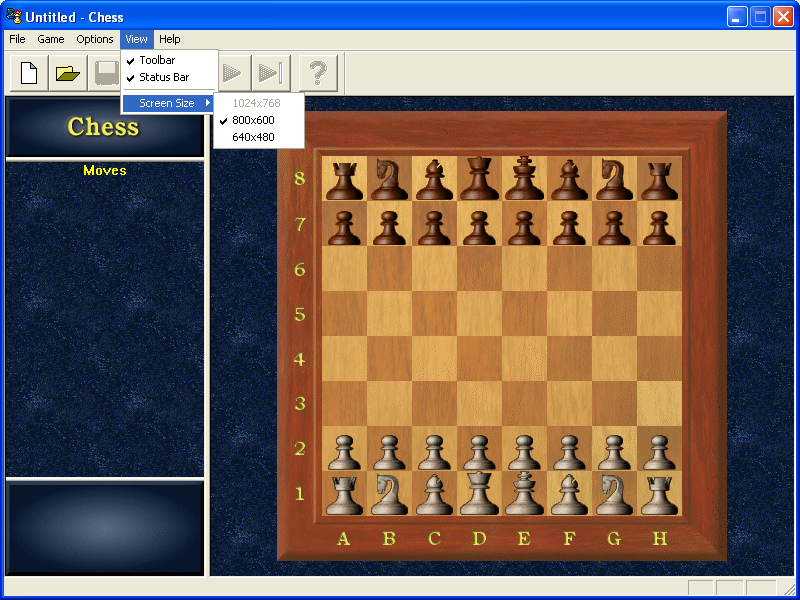 Screenshot of Classic Games: Chess (Windows, 2002) - MobyGames